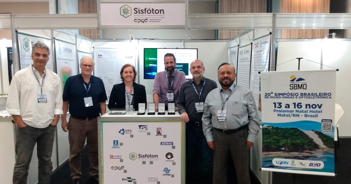 Sisfóton e equipe de Comunicações Ópticas do CPQD marcam presença no ...